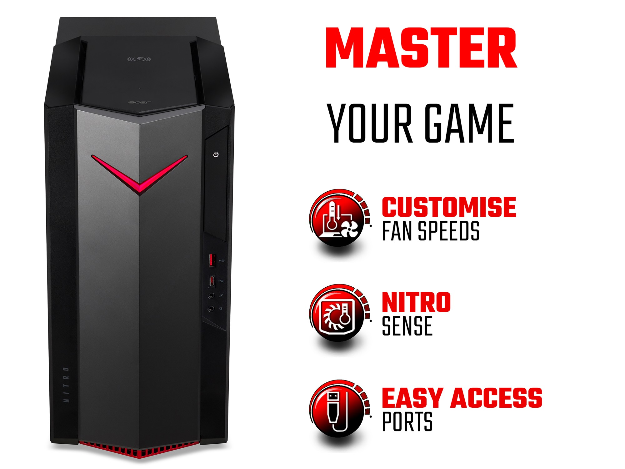 Acer NITRO 50 N50-620 Gaming PC - Sahara IT